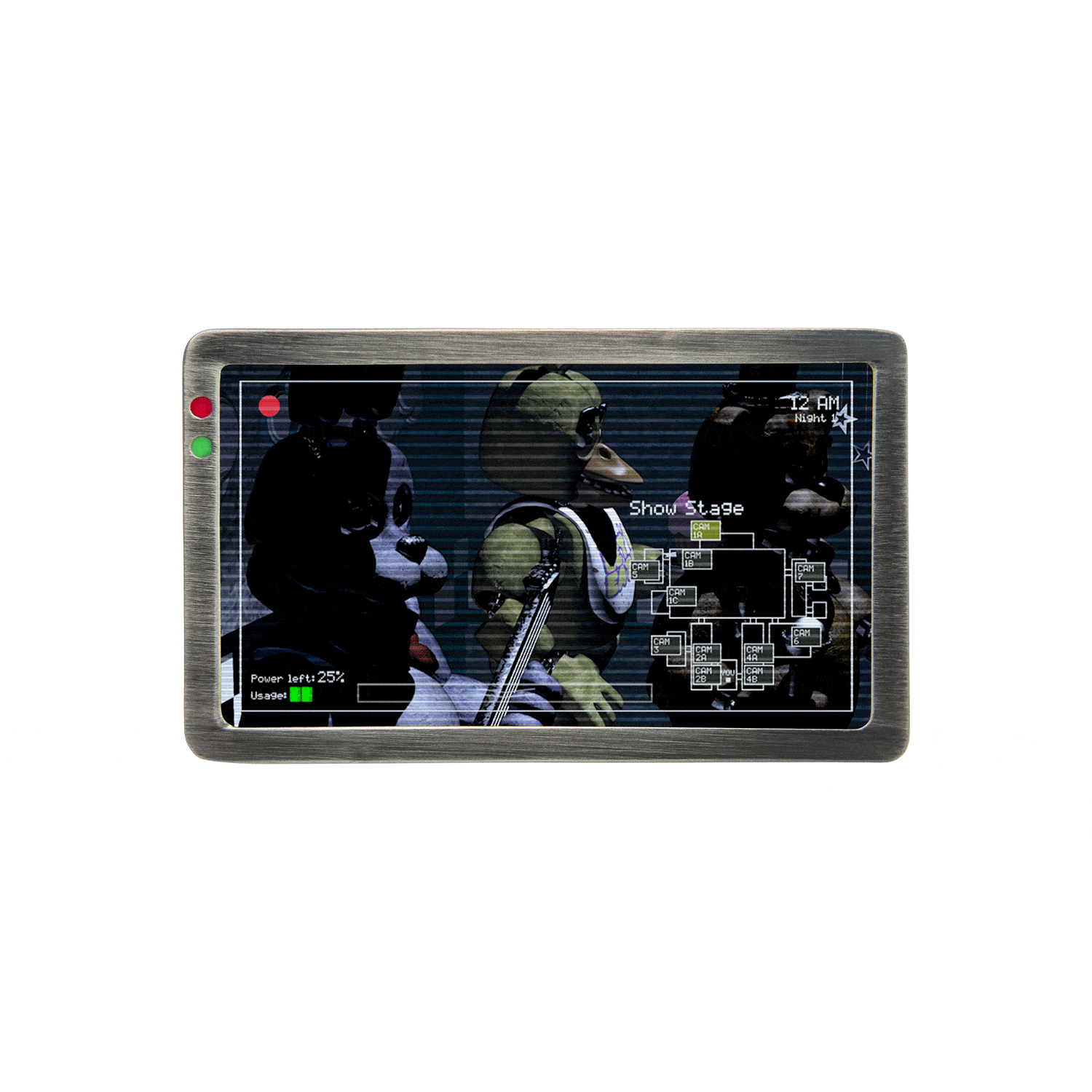 Five Nights At Freddy s Show Stage Security Camera Lenticular Pin five-nights-at-freddy-s-show-stage-security-camera-lenticular-pin