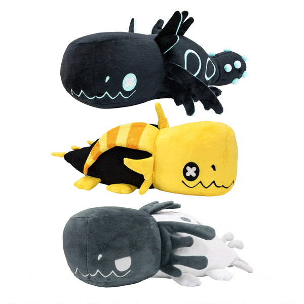 Rain World - Glowing Blue Lizard 13" Stuffed Plush Toy 🦎