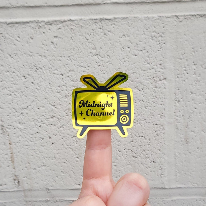 Persona 4 - Midnight Channel Metallic Sticker