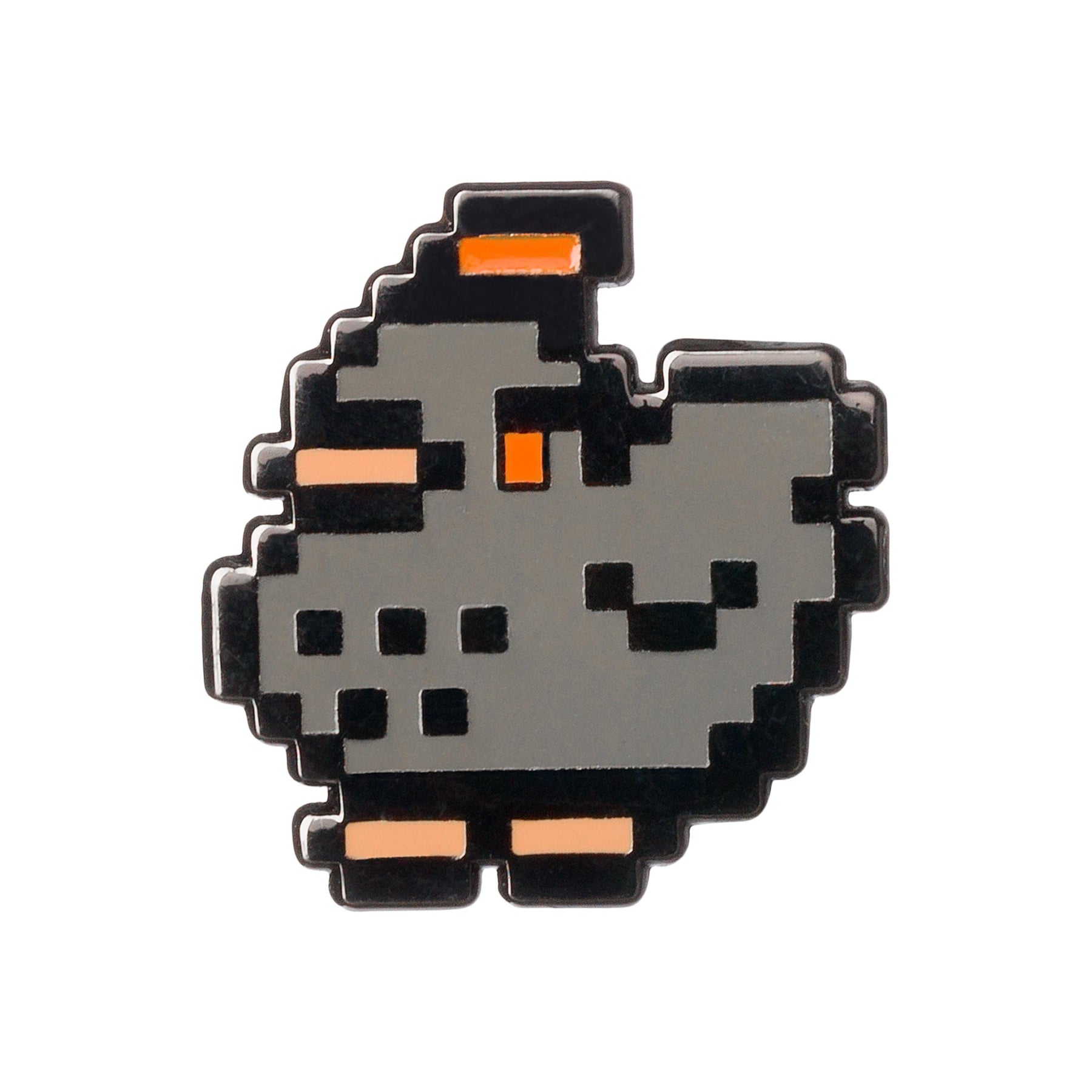 Stardew Valley - Pixel Void Chicken Silver Plated Enamel Pin🐔